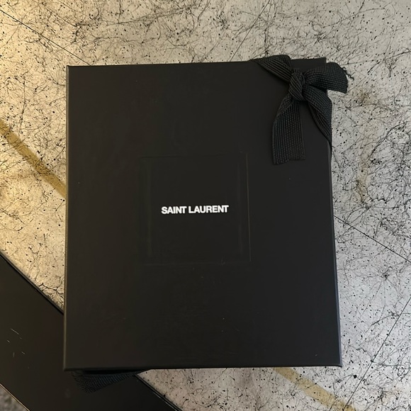 Saint Laurent | Accessories | Saint Laurent Small Slg Box With Ribbon ...